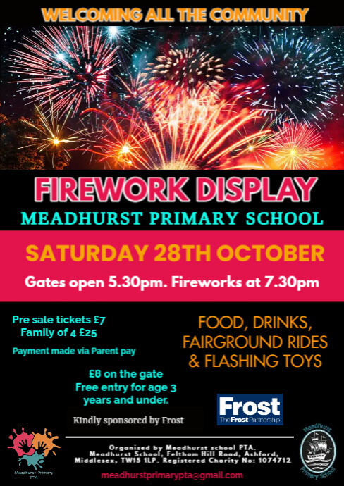 Copy of FIREWORK school | PosterMyWall