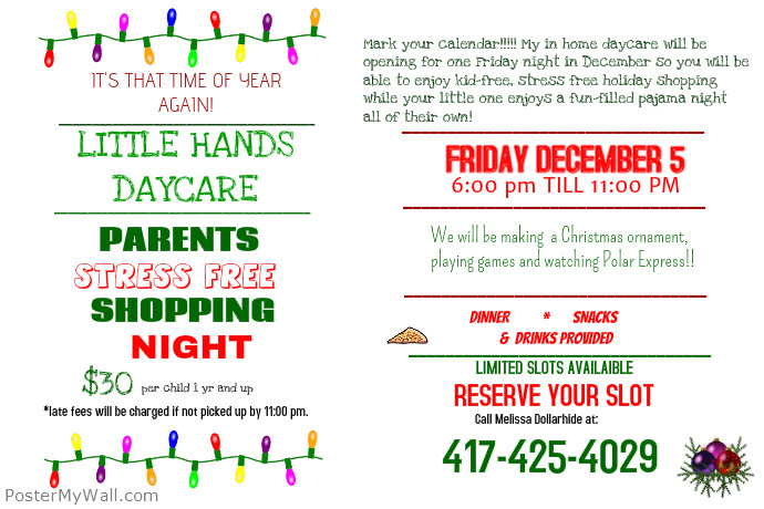 Parents Night Out! | PosterMyWall