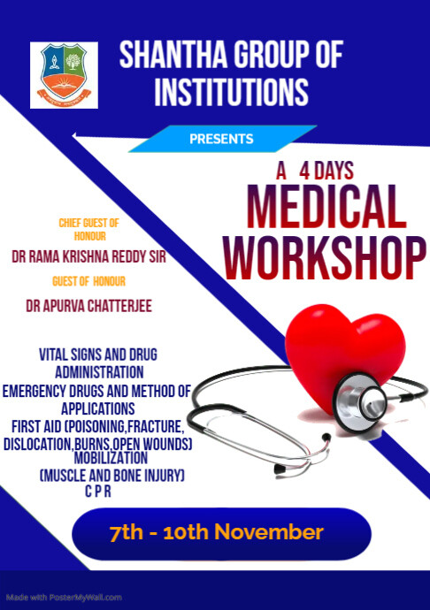 Copy of HEALTH TALK FLYER | PosterMyWall