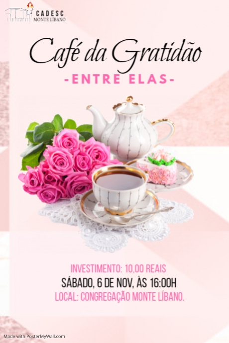Copy of Cópia de High Tea Poster | PosterMyWall
