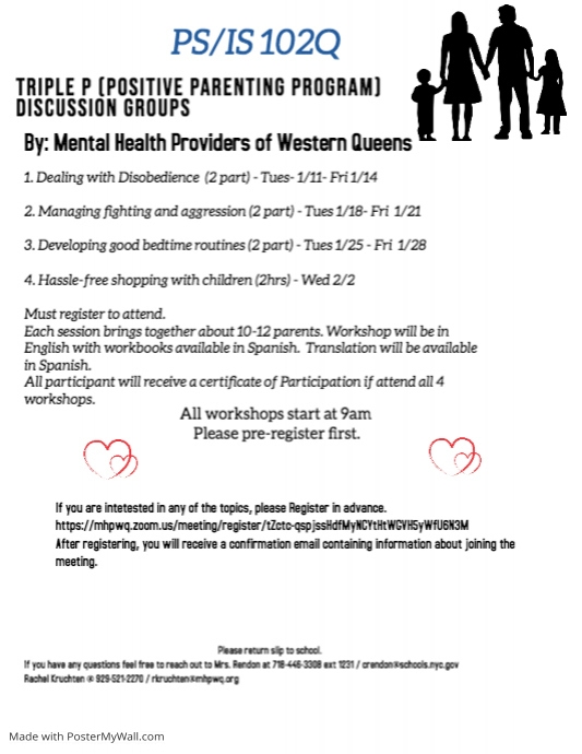 Copy of Blue Parenting Workshop Flyer | PosterMyWall