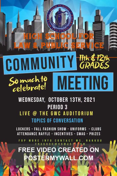 Copy of Town Hall Meeting Poster | PosterMyWall