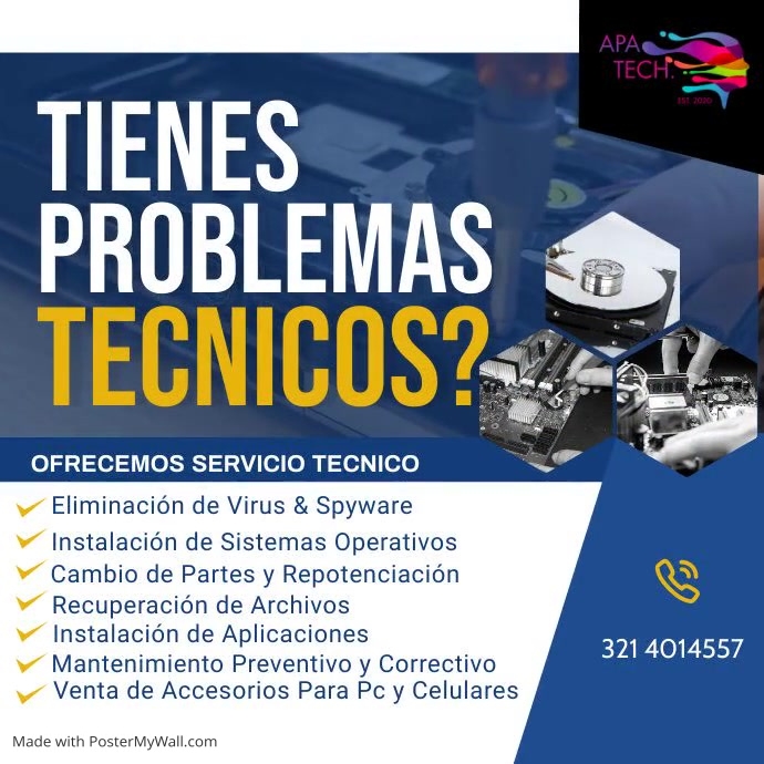 Copia de Computer Repair Social Media Post. | PosterMyWall