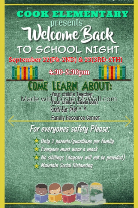 Copy of Back to School Night Poster | PosterMyWall