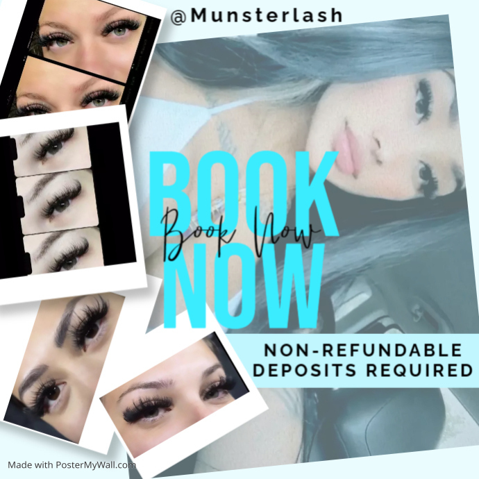 Book Now Light Blue Instagram Post | PosterMyWall