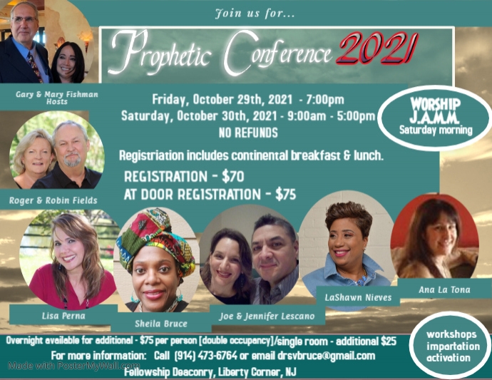 ##Prophetic Conference 2021 | PosterMyWall