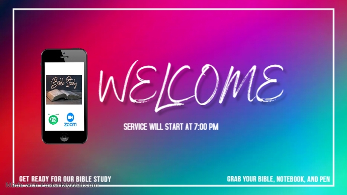 Copy of Worship Welcome | PosterMyWall