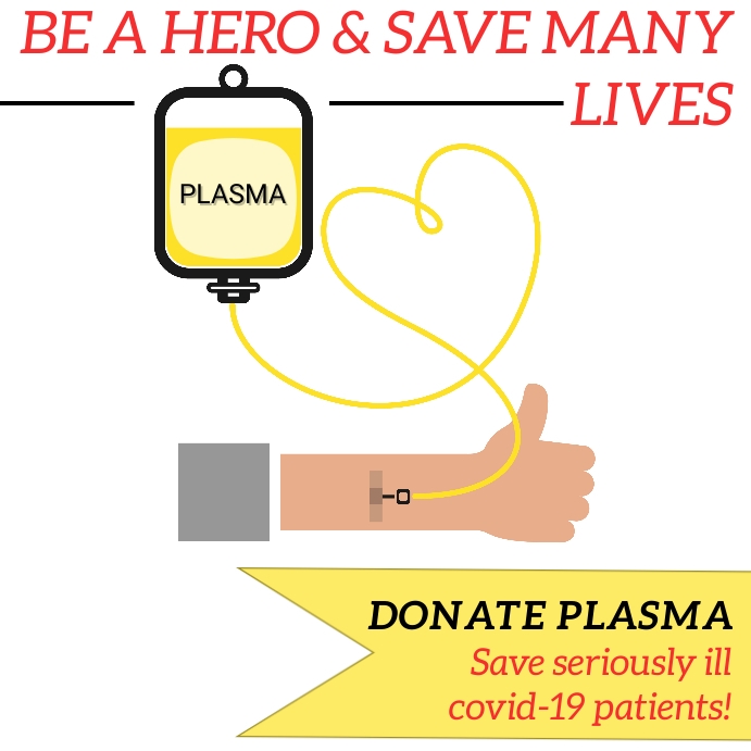 Be a hero donate plasma Template | PosterMyWall