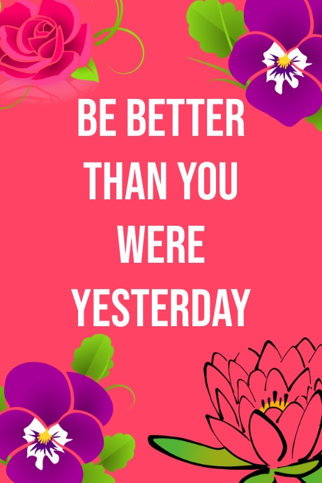 Be better Template | PosterMyWall