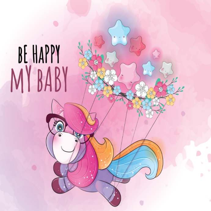 Be my baby poster design template | PosterMyWall