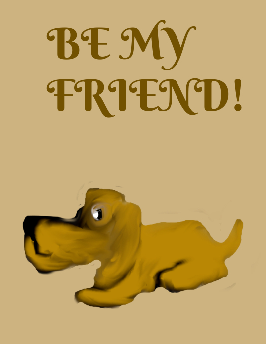Be my friend Template | PosterMyWall