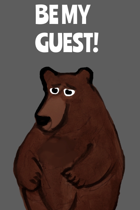 Be my guest Templat | PosterMyWall