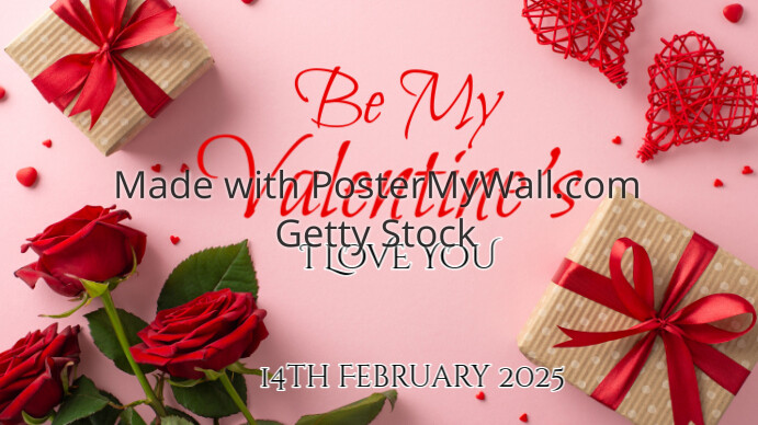 Copy of Be my valentine's day | PosterMyWall
