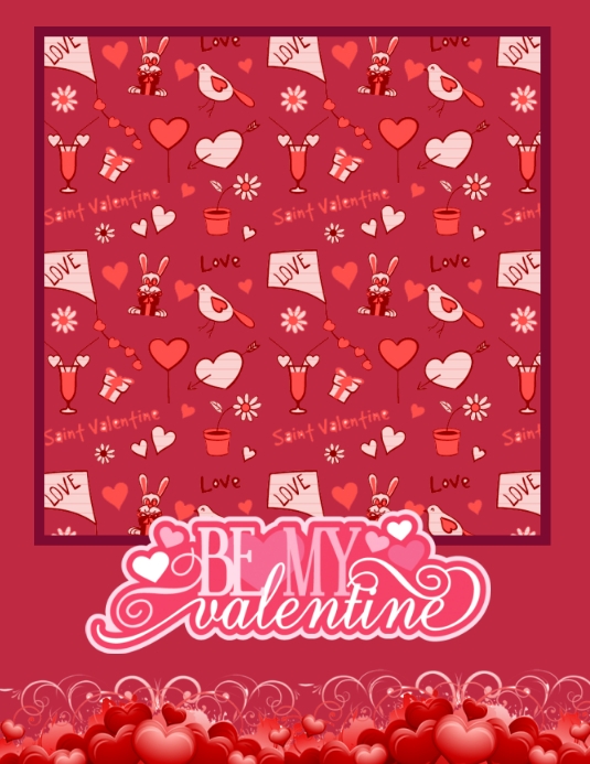 Be my valentine Template | PosterMyWall