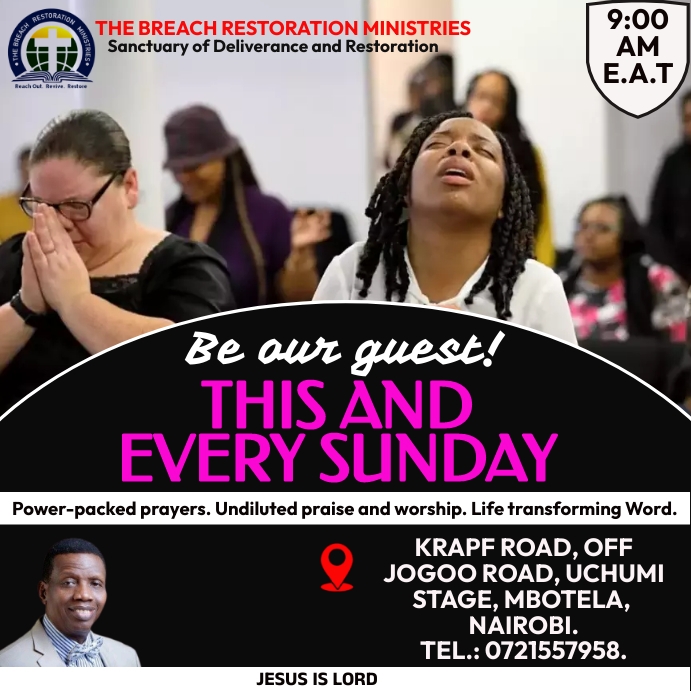 be our guest this Sunday 1 Template | PosterMyWall