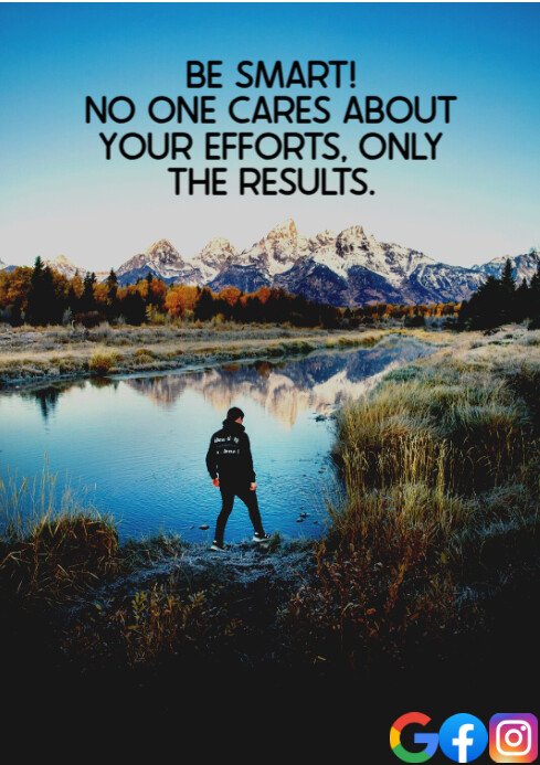 BE SMART QUOTE TEMPLATE | PosterMyWall