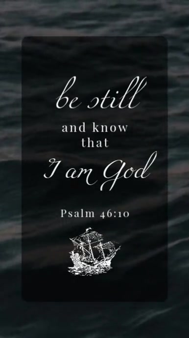 Be Still Template | PosterMyWall