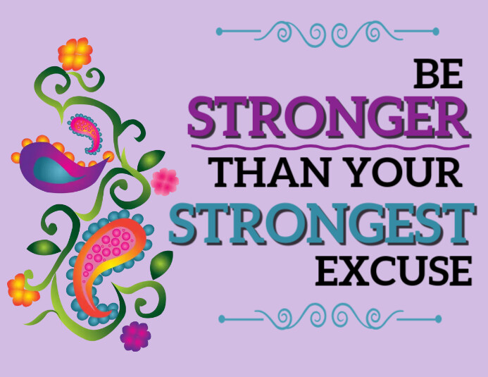 Be Strong Template | PosterMyWall