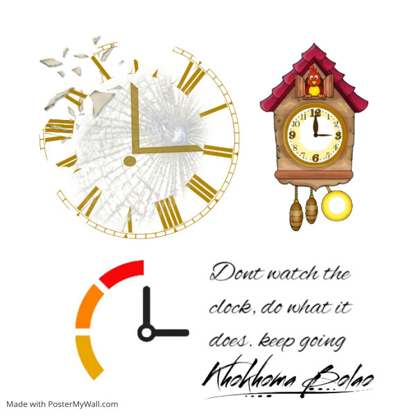 Shattered Recreated Clock | PosterMyWall