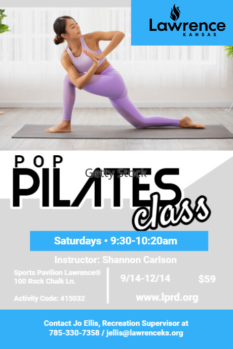 Fall 23 Pop Pilates | PosterMyWall
