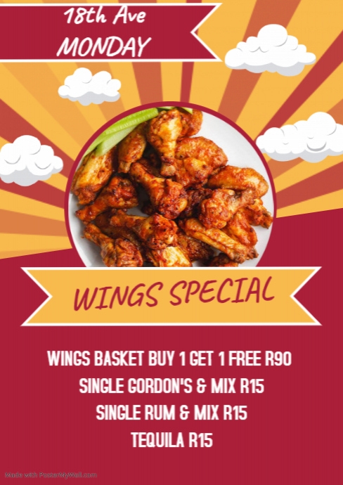 Copy of Template wings | PosterMyWall