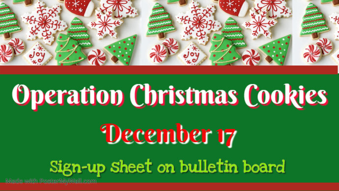 Christmas Cookie Sale (1) | PosterMyWall