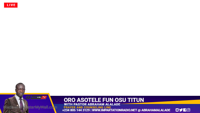 lower third | PosterMyWall