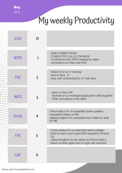 Modern Grey and Red Weekly Planner (1) | PosterMyWall