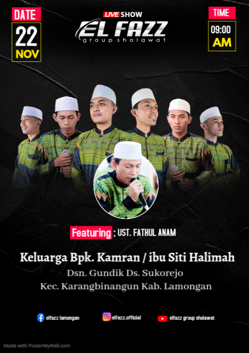 Copy of Salinan sunday pray service | PosterMyWall