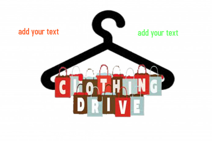Clothing Drive Template | PosterMyWall