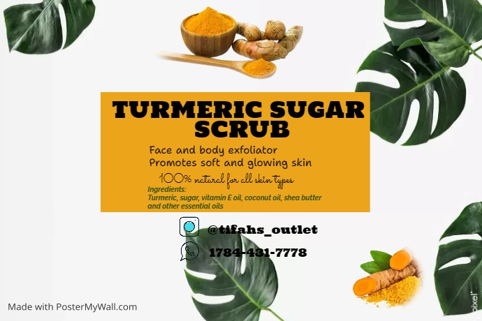 Body scrub graphic label | PosterMyWall