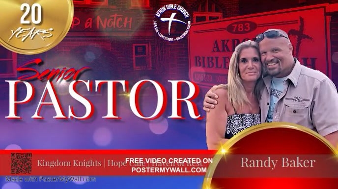 Pastor Randy Baker | PosterMyWall