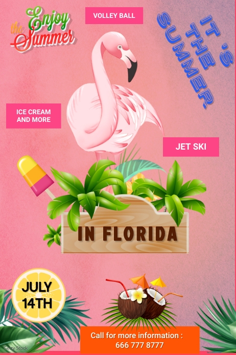 Copy of Beach activity poster template | PosterMyWall