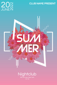 beach club party Template | PosterMyWall