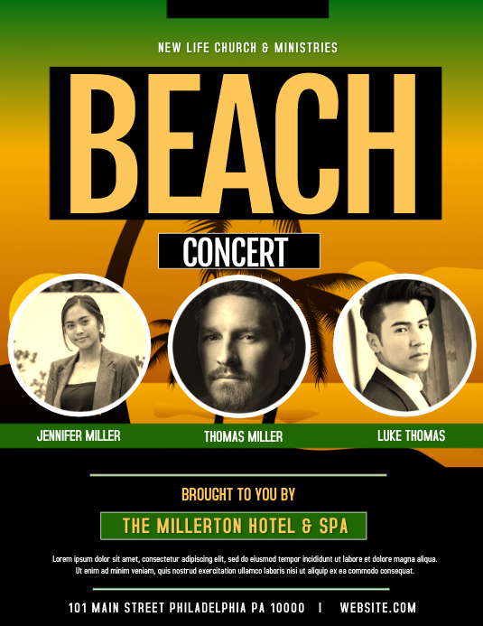 Konser Pantai Templat | PosterMyWall