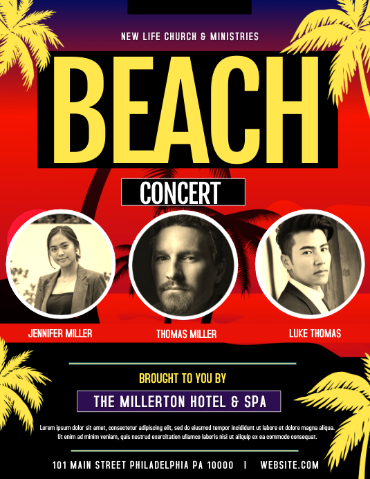 Copy of Beach concert | PosterMyWall