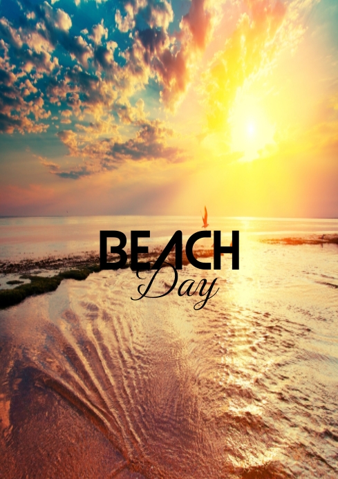 Beach Day Template | PosterMyWall