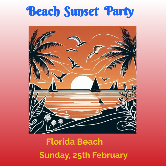 Beach Template | PosterMyWall