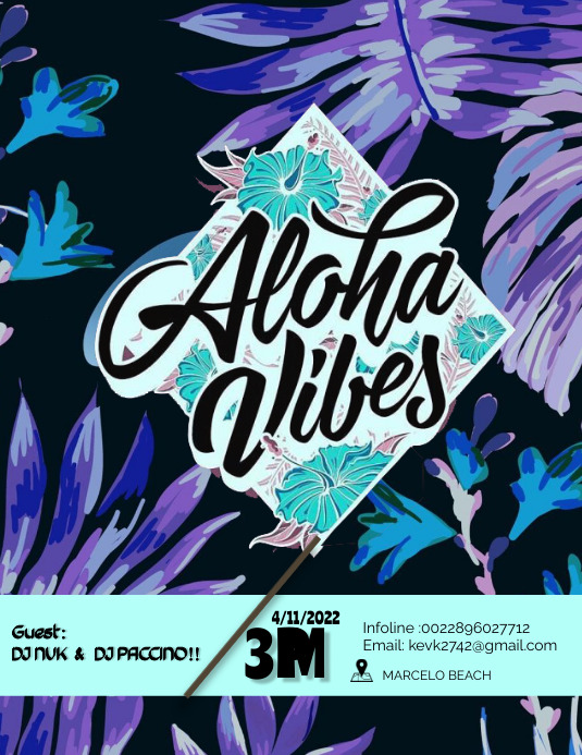 Beach flyers templates (3) | PosterMyWall