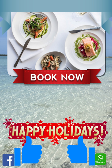 Copy of beach food | PosterMyWall