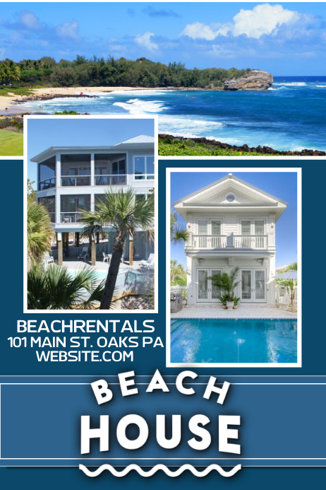 Beach House Template | PosterMyWall
