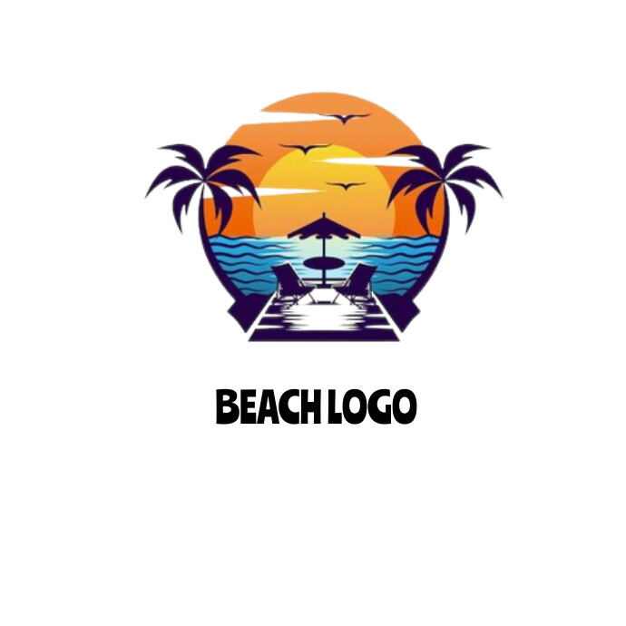 Copy of beach logo | PosterMyWall