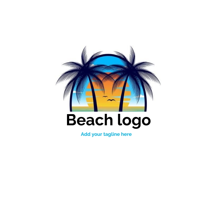 Beach logo Template | PosterMyWall