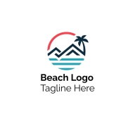 Beach logo Template | PosterMyWall