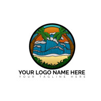 beach logo Template | PosterMyWall
