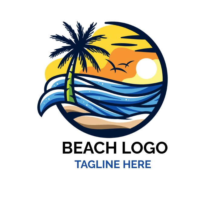 Beach logo Template | PosterMyWall