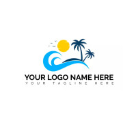 Beach logo Template | PosterMyWall