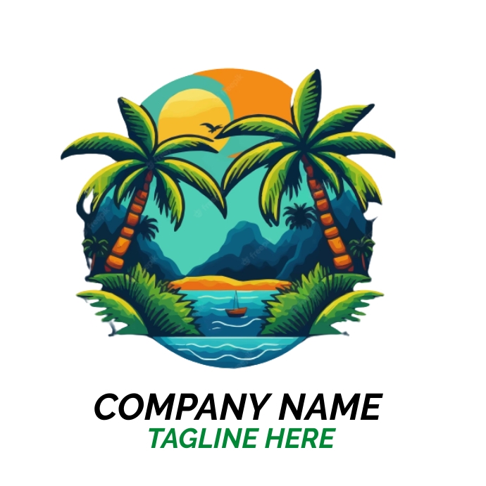 beach logo Template | PosterMyWall