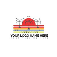 beach logo Template | PosterMyWall