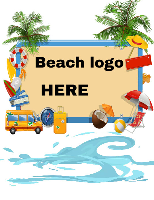 BEACH LOGO Template | PosterMyWall